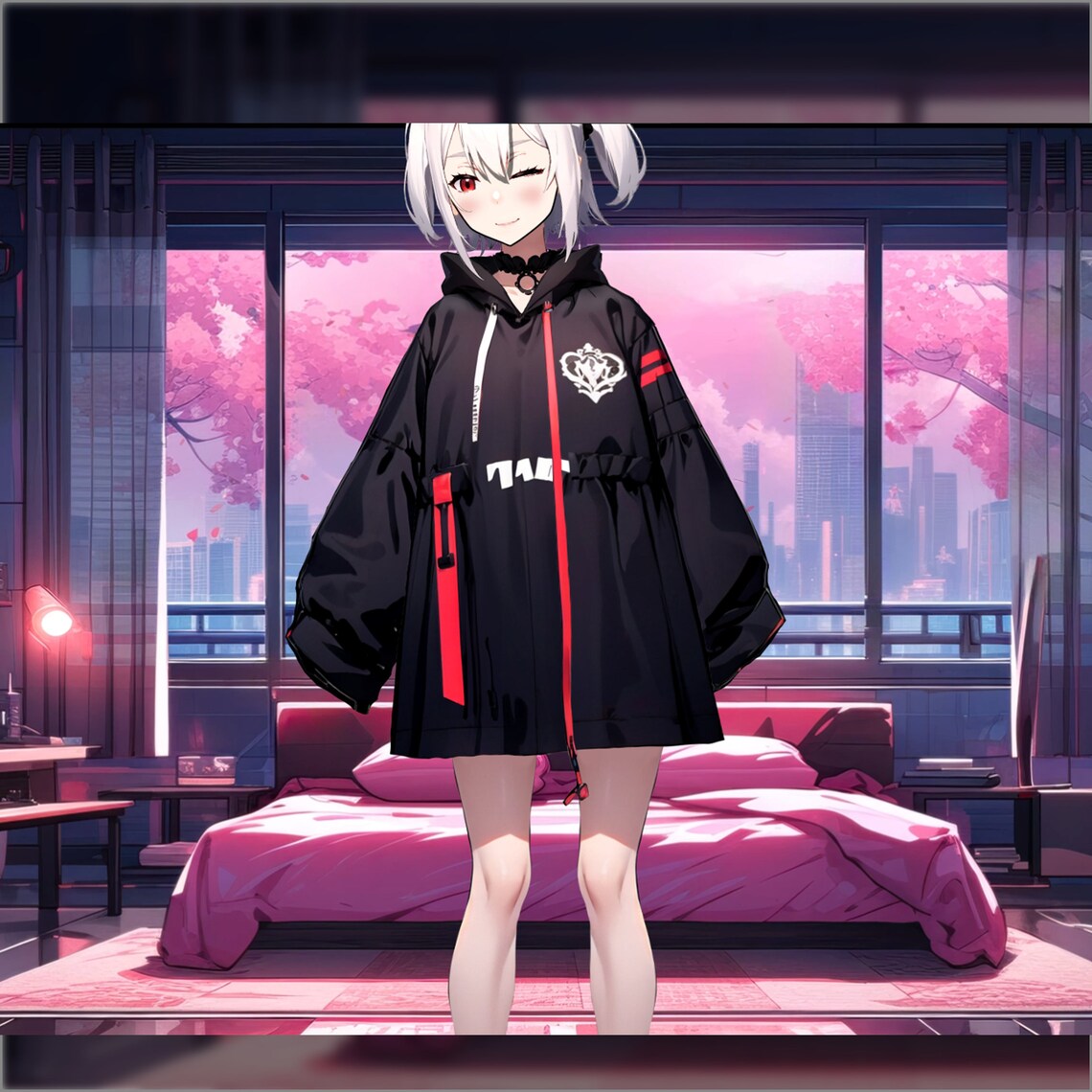 Vtuber Cyber Bunny Girl Live2d Vtuber Full Body Model, Vtube Studio ...