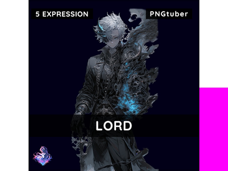 PNGTUBER - LORD - Vtuber - 5 Expressions - Lord Premade Png Tuber Male ...