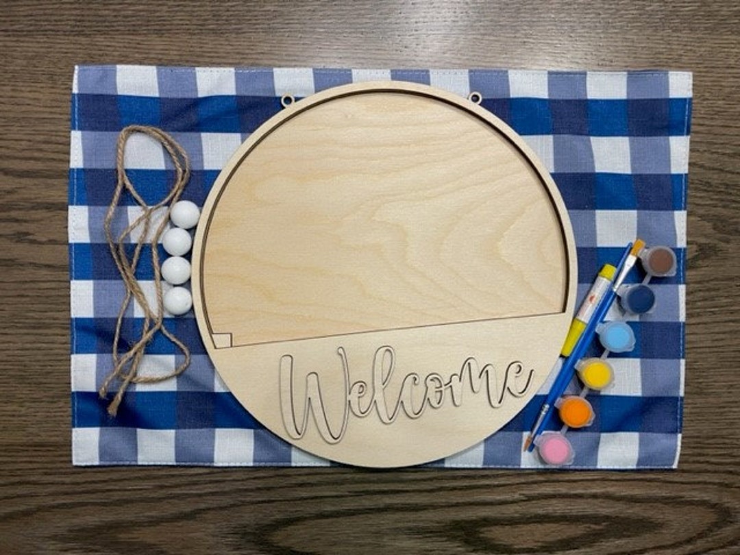Welcome Sign- DIY Kit - Etsy