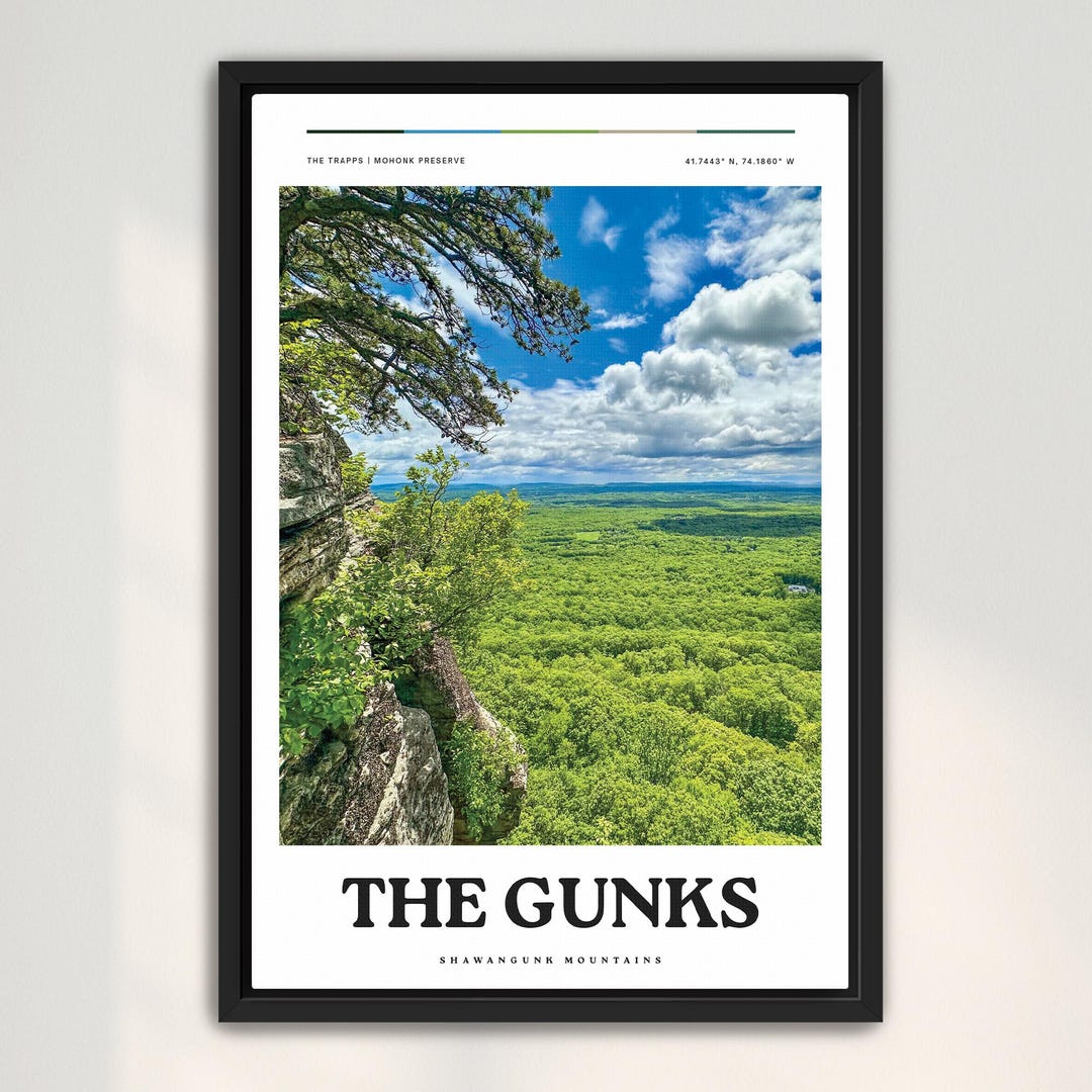 The Gunks 'betty' Canvas Print: Shawangunk Mountains Climbing Art - Etsy