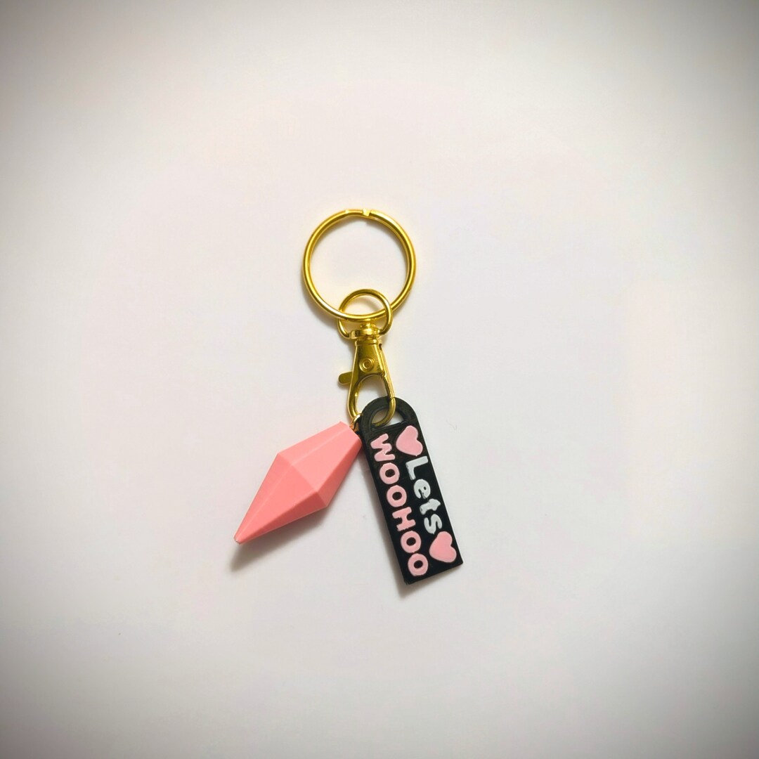 Let's Woohoo Plumbob Keychain – Perfect Sims Gamer Gift & Cute ...