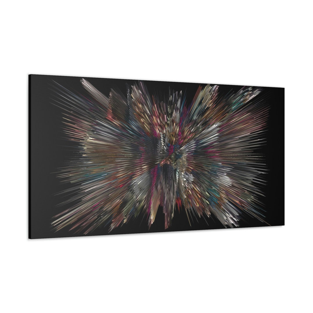 Minimal Modern Slash Painting - Etsy