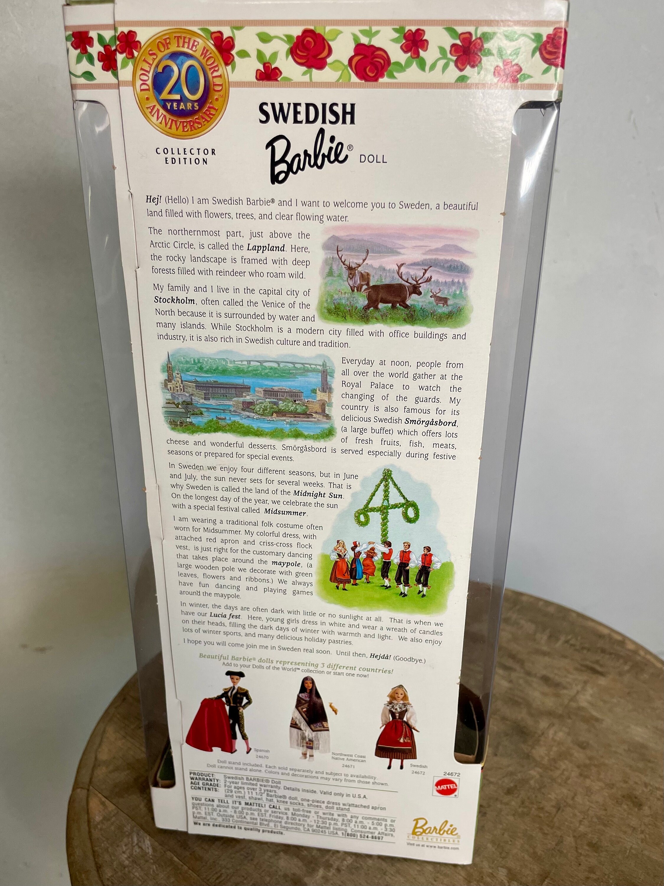 Barbie Vtg. 1999 Mattel Swedish Barbie From dolls of the - Etsy