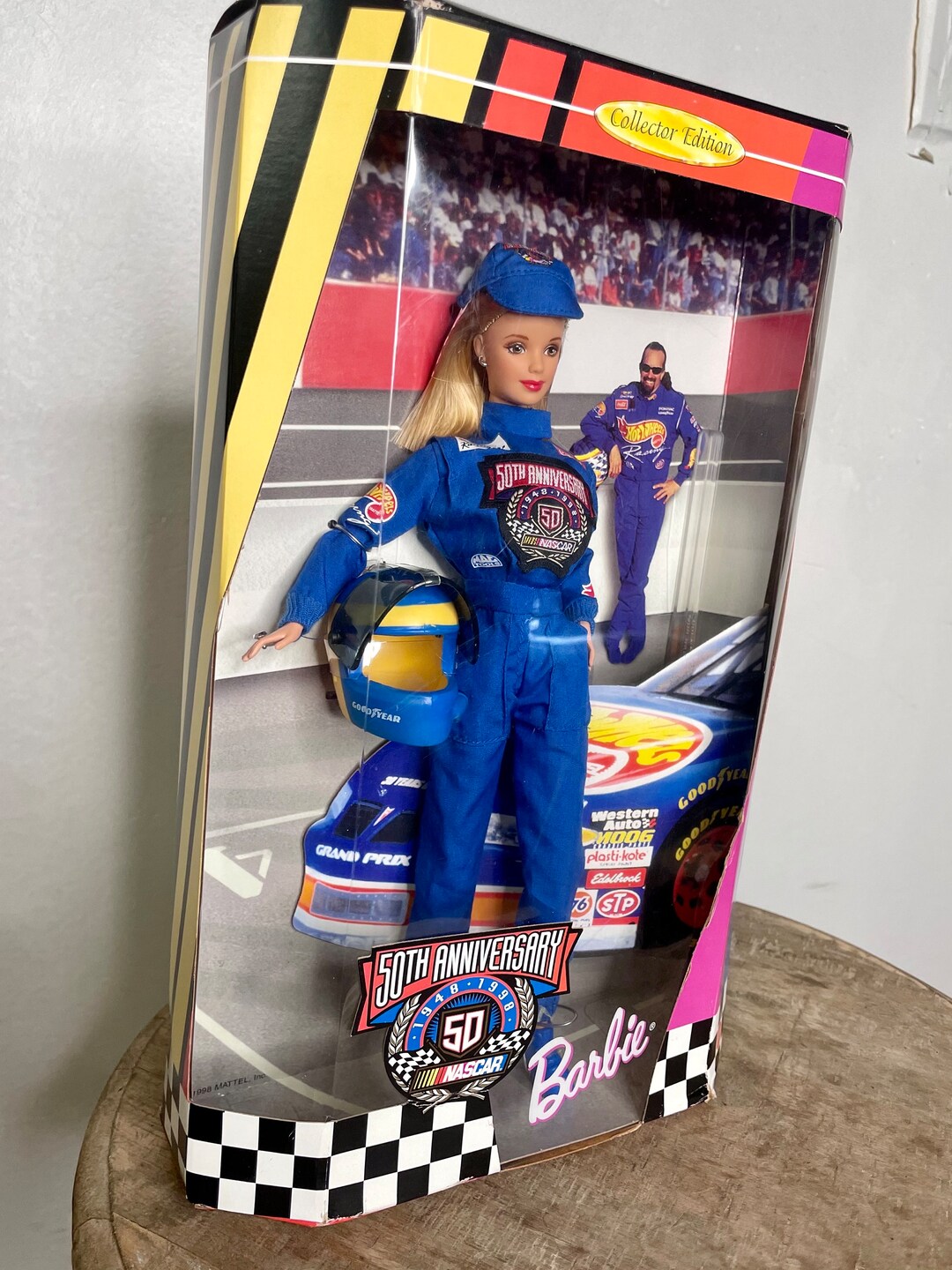 Barbie VTG 1998 Nascar Barbie Doll 50th Anniversary Collector - Etsy