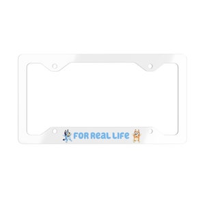 Bluey License Plate Frame, for Real Life, License Plate, Bluey Car ...