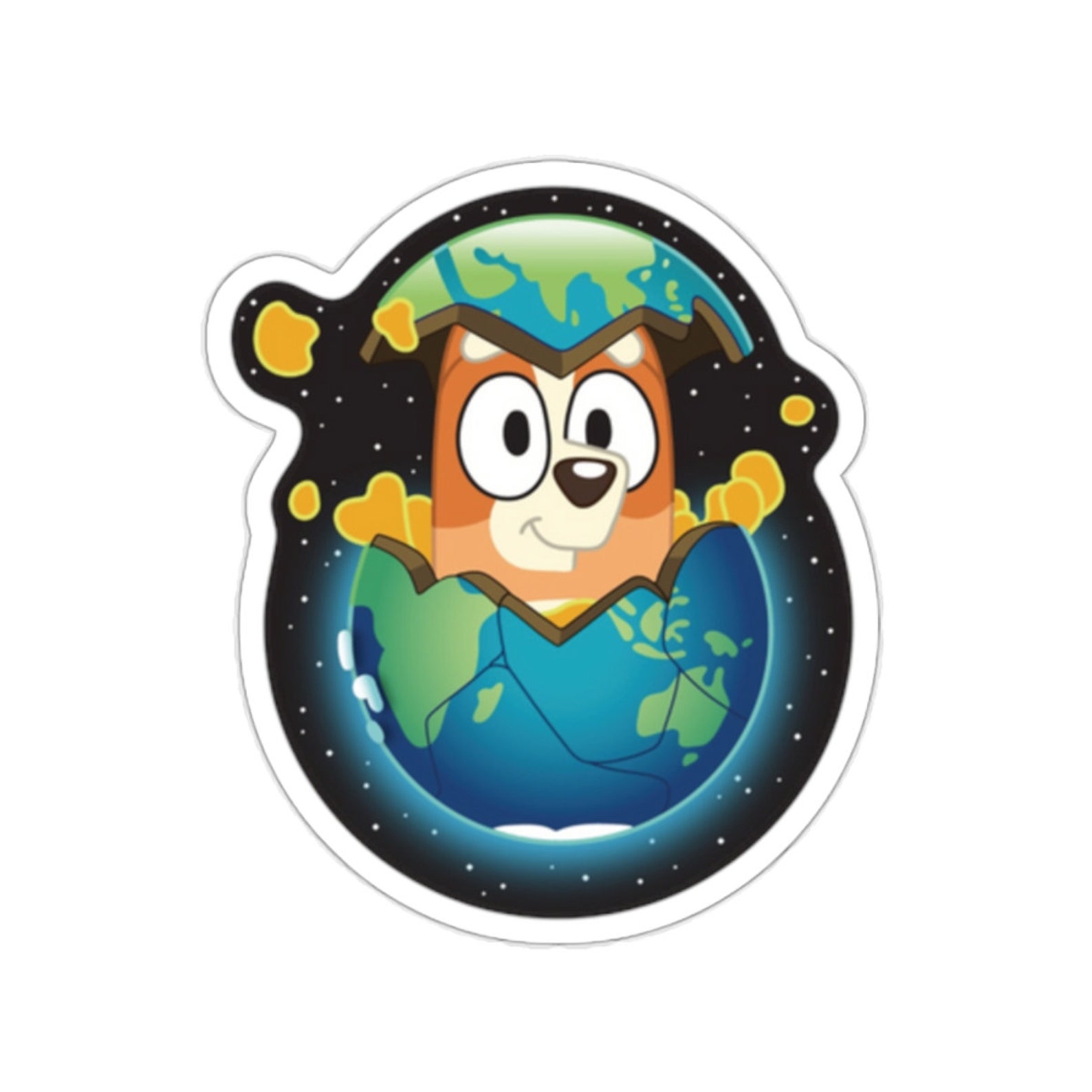 Bingo Sleepytime Sticker, Bluey Sticker, Gifts for Children, Sticker ...