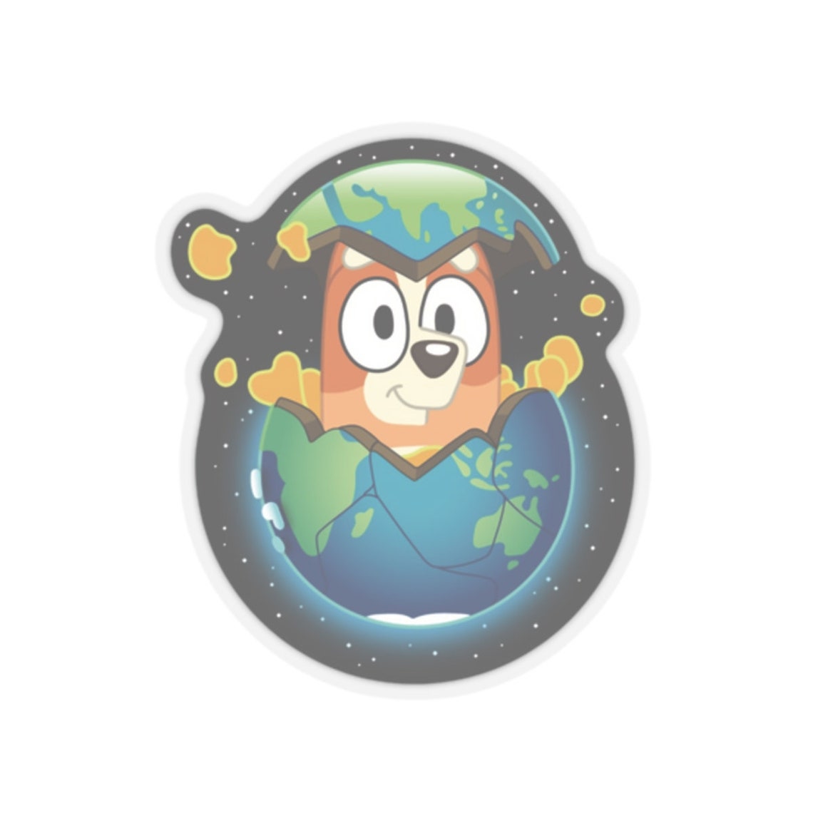 Bingo Sleepytime Sticker, Bluey Sticker, Gifts for Children, Sticker ...