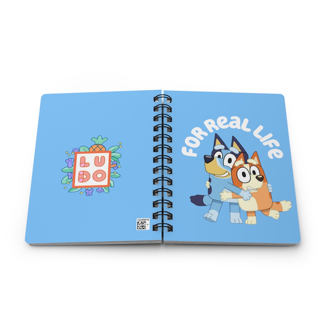 Bluey Spiral Notebook, Bluey Notebook, Bingo Stationery, Gifts for Kids ...