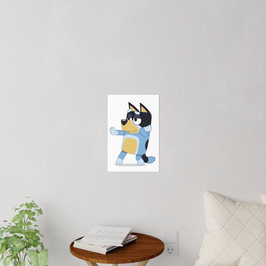 Bandit Heeler Wall Decals, Bluey Wall Decals, Wall Decals for Kids ...