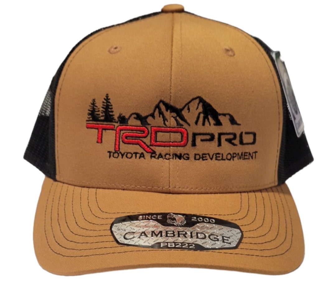 TRD Toyota Pro Trucker Hat Brown Snapack - Etsy