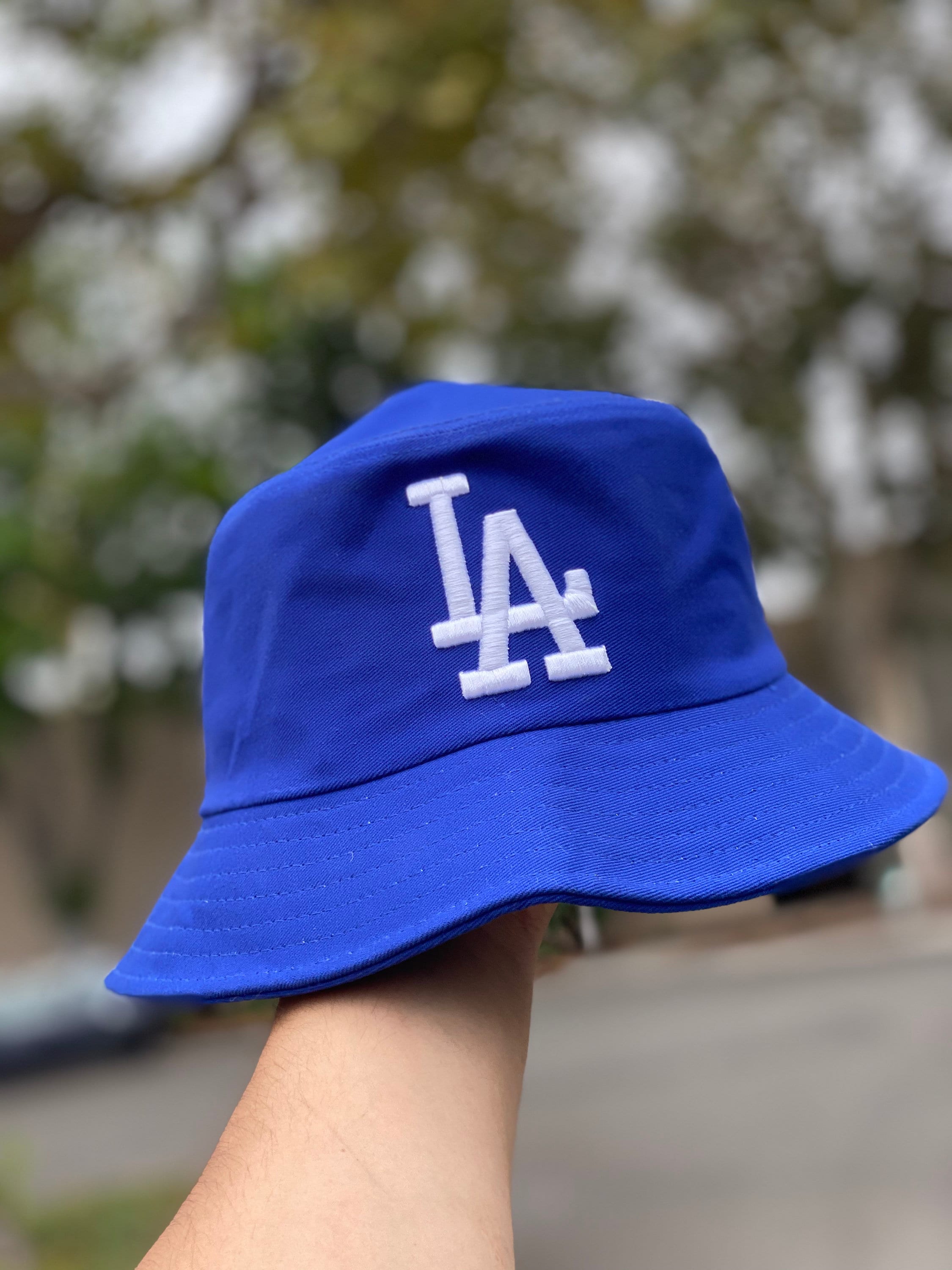 Dodgers LA Bucket Hat| Dodgers Blue Hat| LA Hat| Safari Hat LA| Royal ...