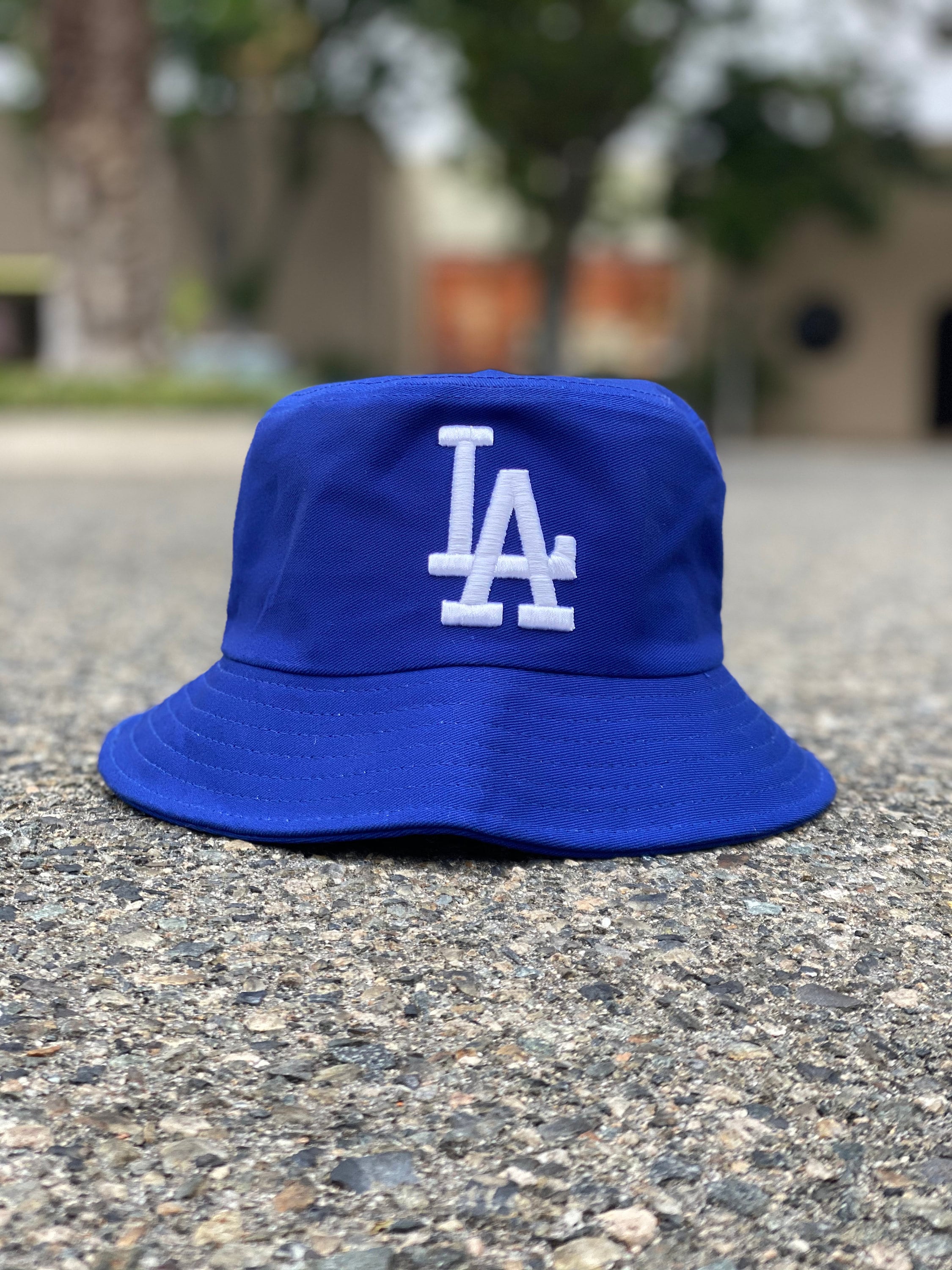 LA Dodger Bucket Hat| Los Angeles Bucket Hats| Bleed Blue LA Hats ...