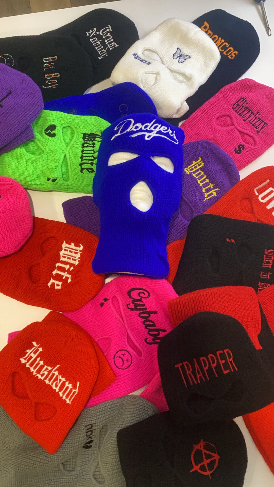 Personalized Custom Ski Mask Make Your Own Ski Mask Beanie Ski Mask ...