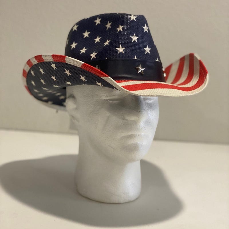 American Flag Cowboy Hat - Etsy