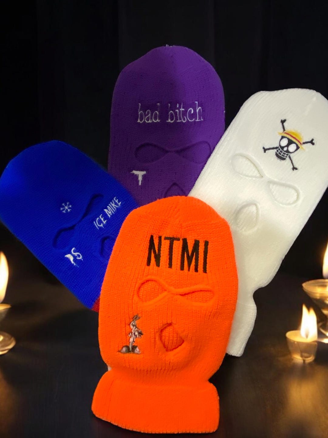 Custom Ski Mask Embroidery Make Your Own Ski Mask Ski Mask Custom ...