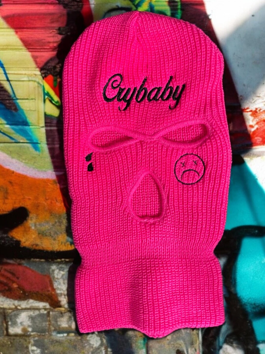 Crybaby Ski Mask Hot Girlshot Pink Ski Mask Pink Balaclava Girls Night ...