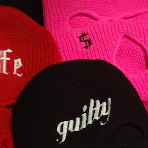 Custom Ski Mask Embroidery Make Your Own Ski Mask Ski Mask Custom ...