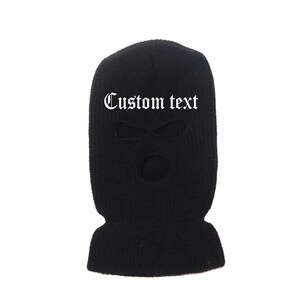 Custom Ski Mask Embroidery Make Your Own Ski Mask Ski Mask Custom ...