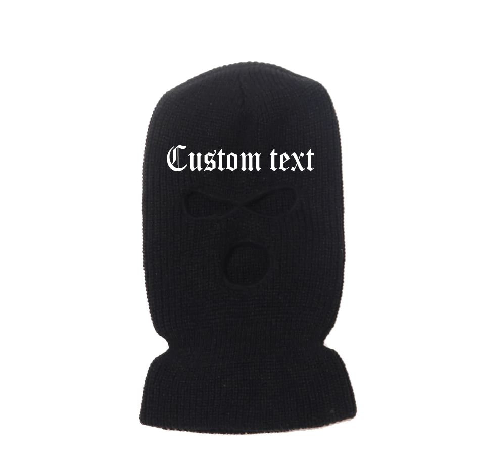 Personalized Custom Ski Mask Make Your Own Ski Mask Beanie Ski Mask ...