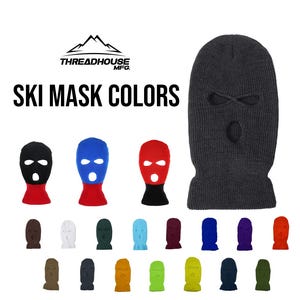 Custom Ski Mask Embroidery| Make Your Own Ski Mask | Ski Mask | Custom ...