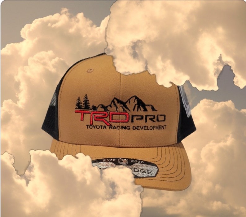 TRD Toyota Pro Trucker Hat Brown Snapack - Etsy