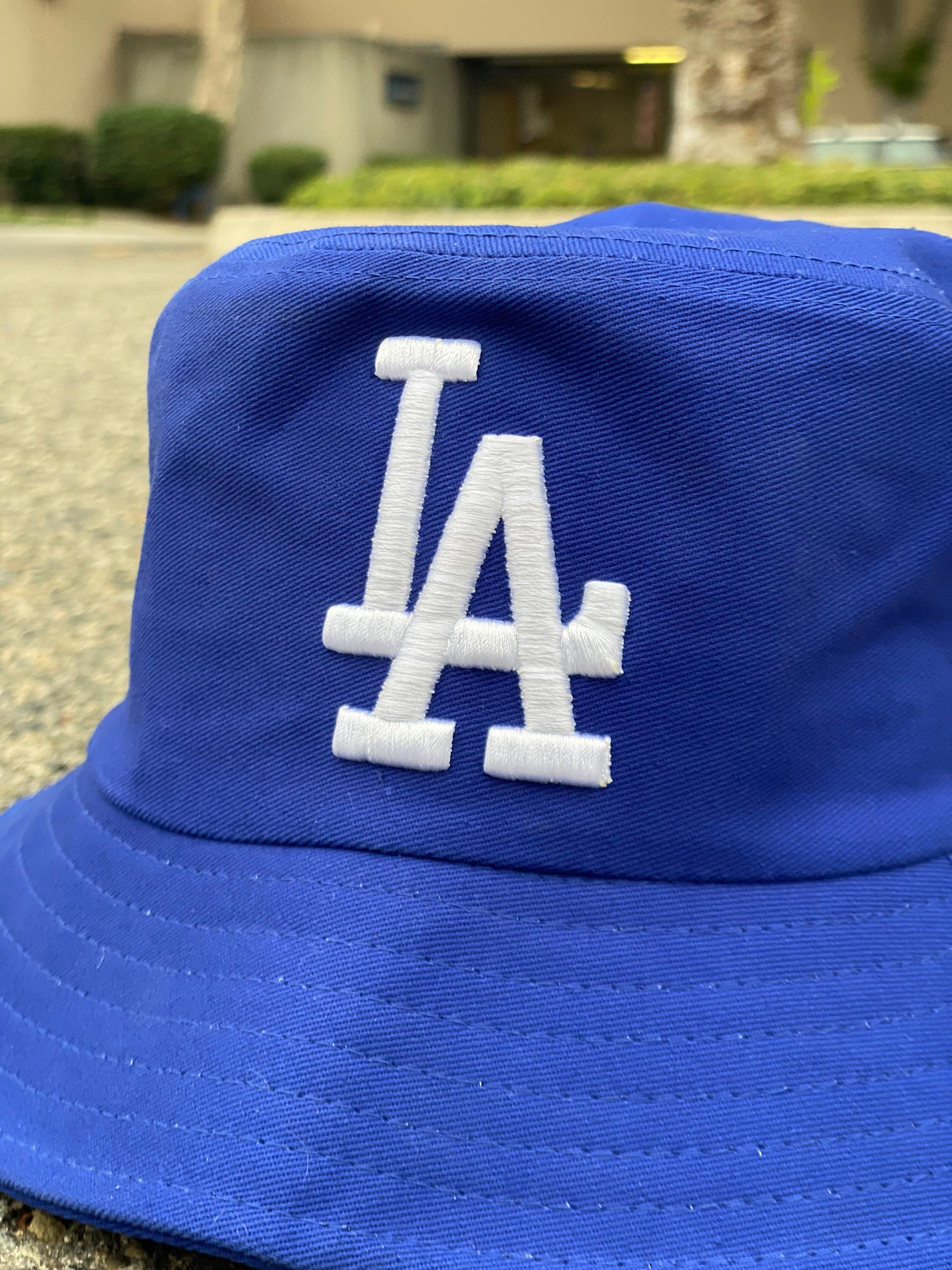 Dodgers LA Bucket Hat| Dodgers Blue Hat| LA Hat| Safari Hat LA| Royal ...