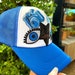 Blue Truck Hat Custom Trucker Hat With Patches Fun Cap Trendy Design ...