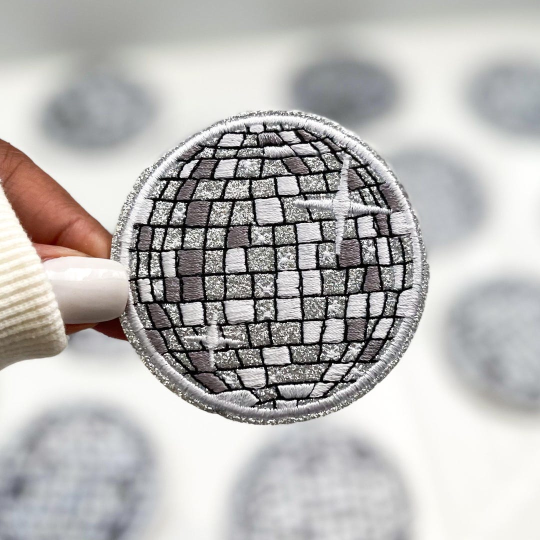 Disco Ball Patch Trucker Hat Patches DIY Patch Patch Preppy Patch Iron ...