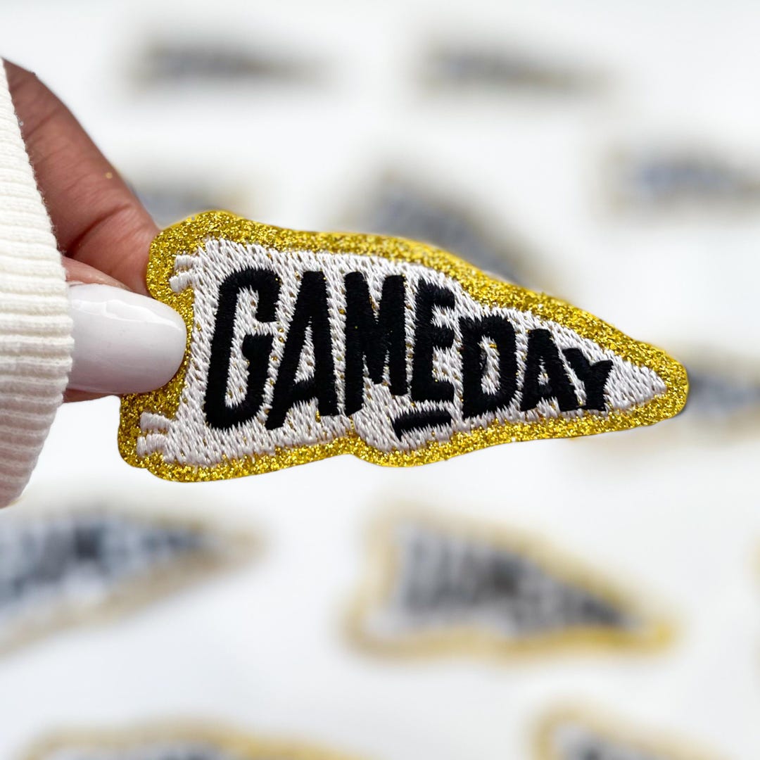 Game Day Patch Black Game Day Patch Trucker Hat Patches Game Day Patch ...