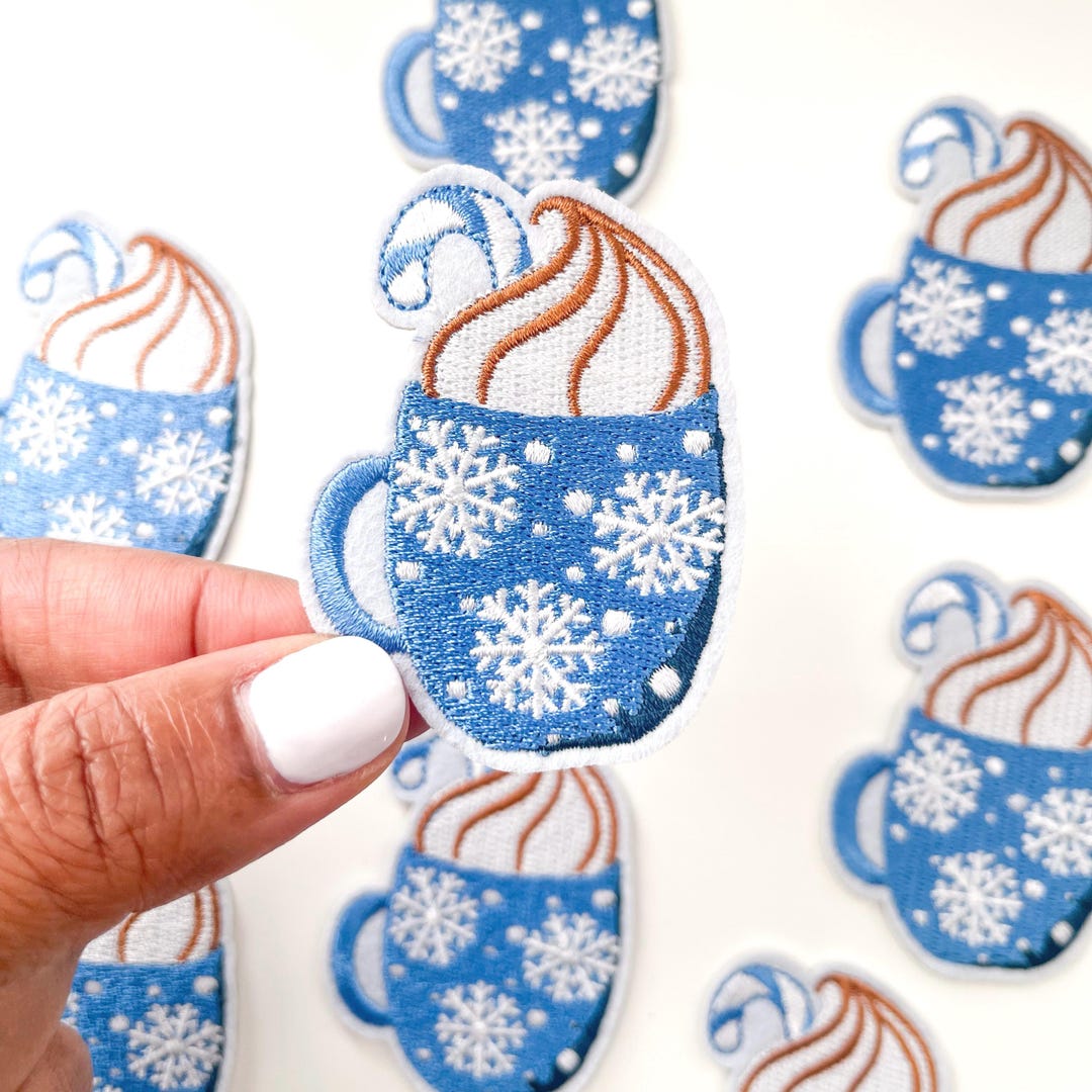 Hot Cocoa Patch Christmas Patches Patch Trucker Hat Patches Holiday ...