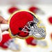 Football Helmet Patch Chenille DIY Hat Patch Trucker Hat Patches Game ...