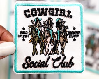Cowboy Patch, Hat Patch, Trucker Hat Patch, Rodeo Patch, Cowgirl Patch ...