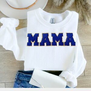 Varsity Letter Chenille Patches With Gold Glitter Fuzzy Iron on or Sew ...