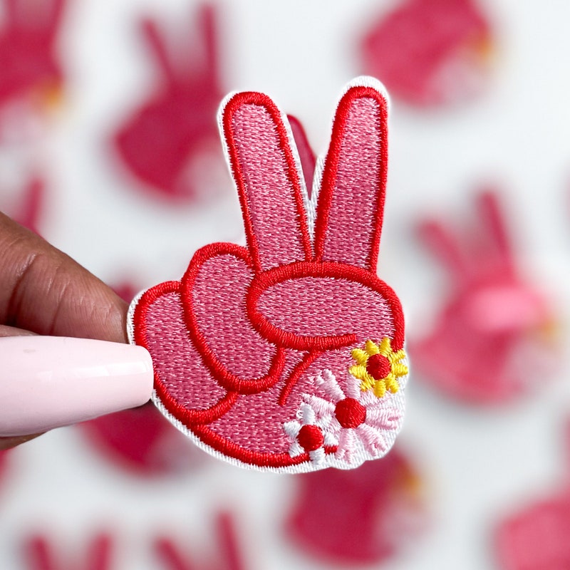 Peace Sign Patch - Etsy
