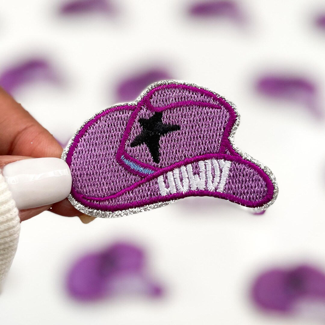 Howdy Patch Trucker Cap Iron-on DIY Patch Fun Embroidered Accessory ...