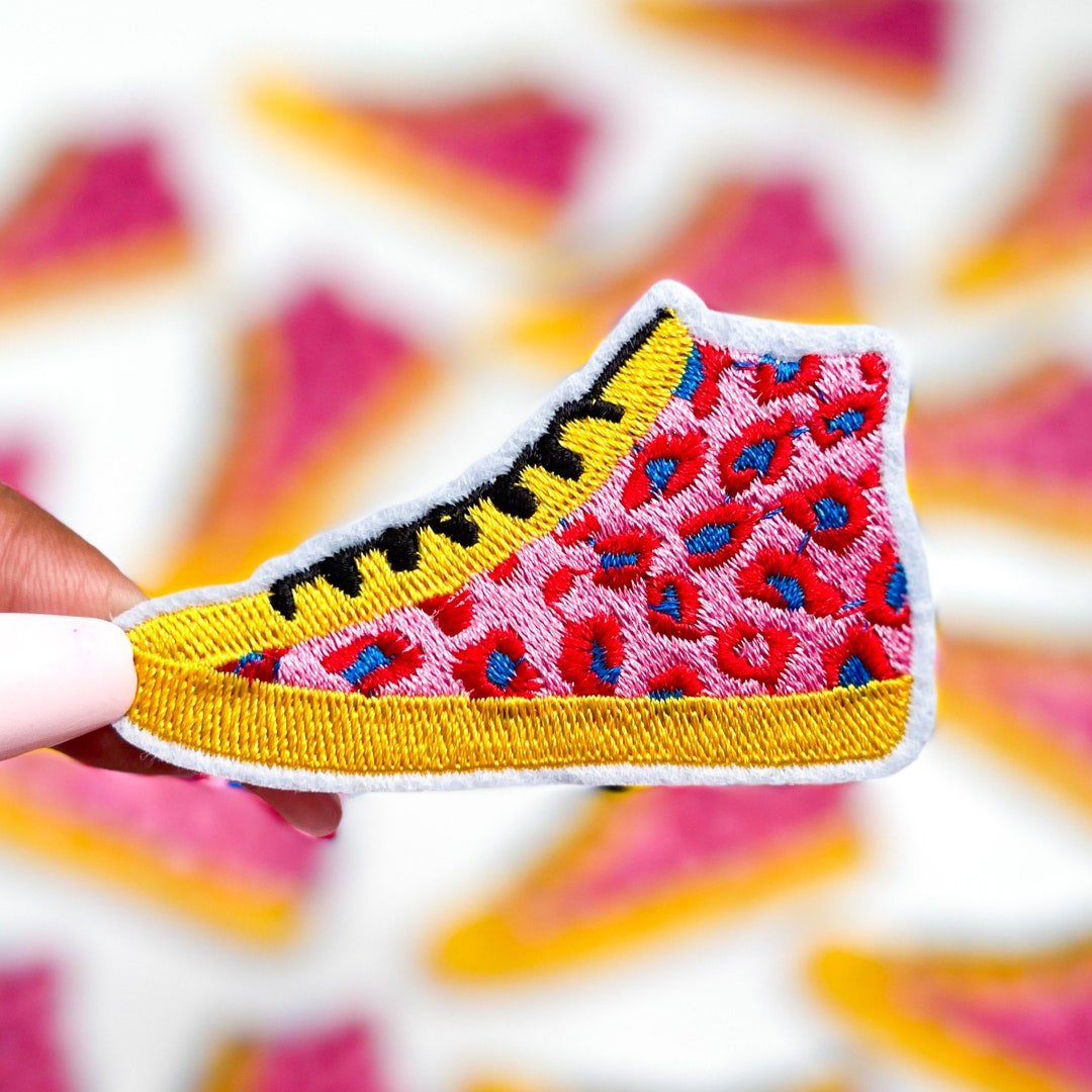 Sneaker Patches for Trucker Hat Patches Girly Pink & Turquoise Iron-on ...
