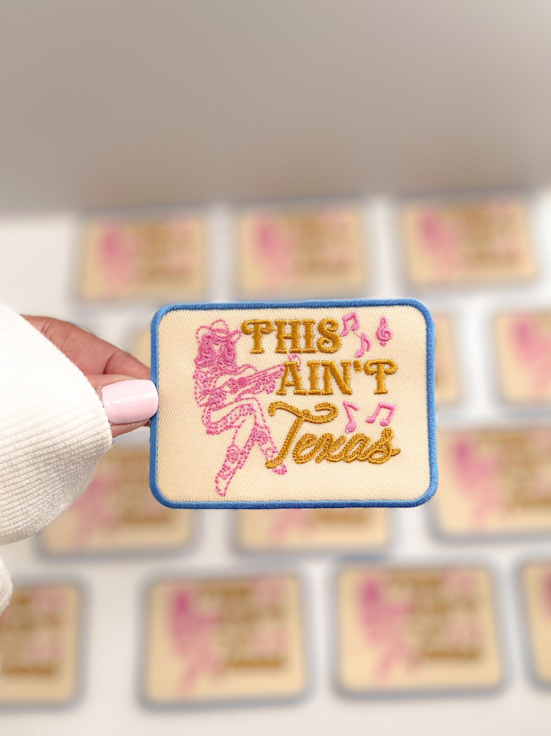 This Ain't Texas Patch Iron on Western Cowgirl Patch for Jacket Trendy ...