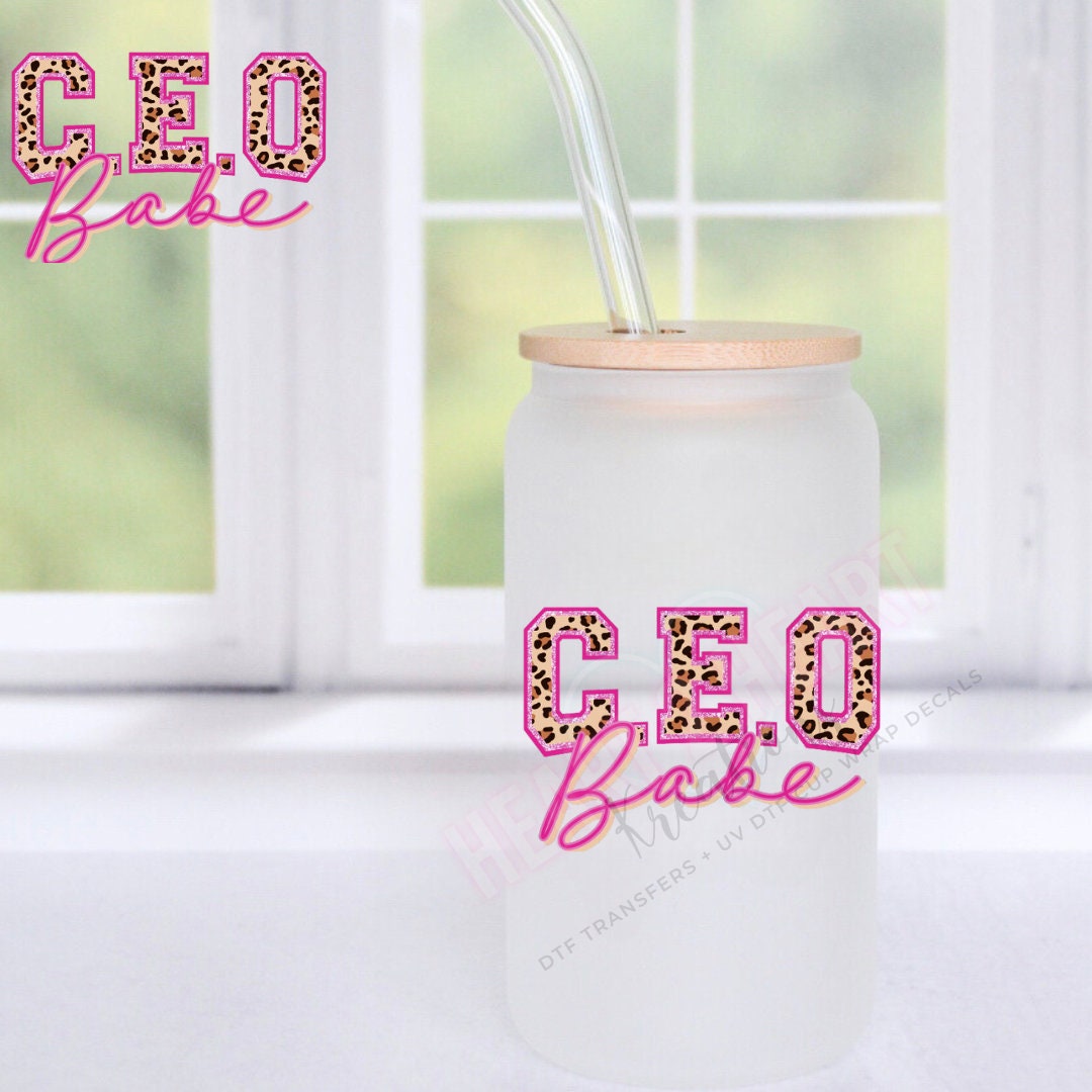 UV DTF CEO Babe Decal Sticker, Ceo Babe Cup Decal, Ceo Babe Ready to ...