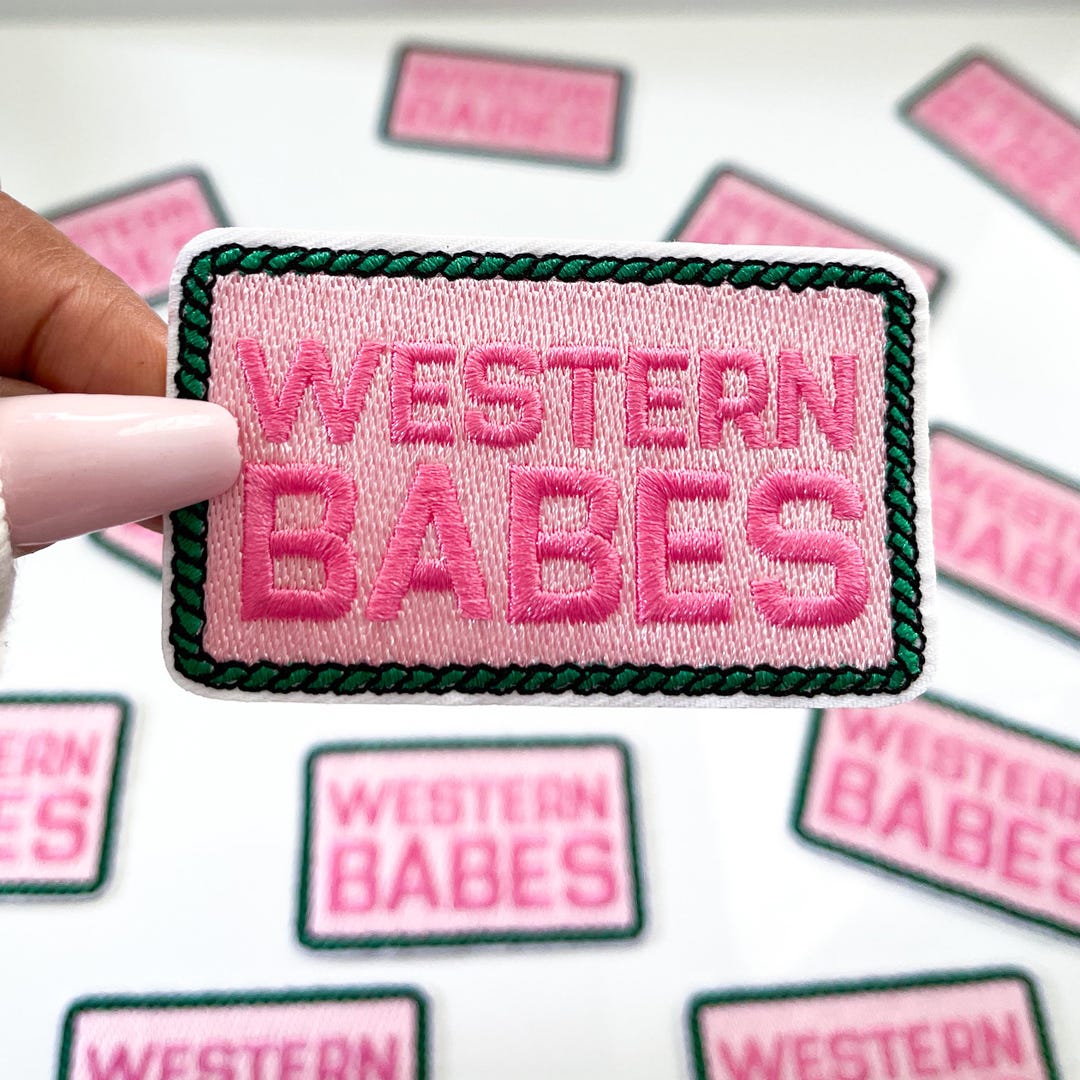 Western Patches Iron-on Cowgirl Country Patches Trucker Hats Western ...