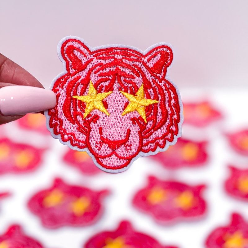 Iron on Patch Tiger - Etsy