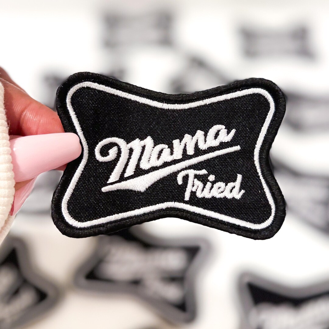 Black Mama Tried Patch for Trucker Cap Iron-on Preppy Patch Funny ...