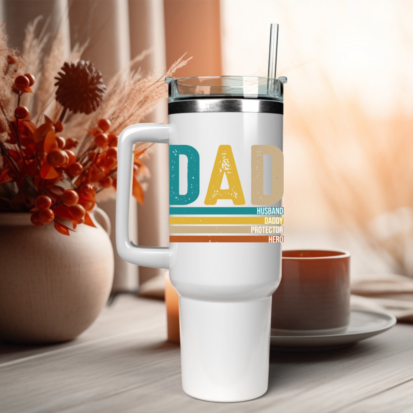 DAD Permanent Decal Decoration for Cups Cars Laptops Journal Sticker ...