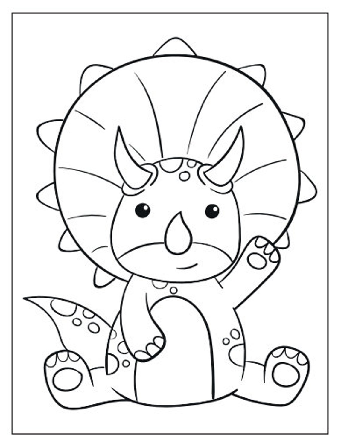 Awesome Dinosaur Coloring Pages for Kids Printable, Dinosaur Colouring ...