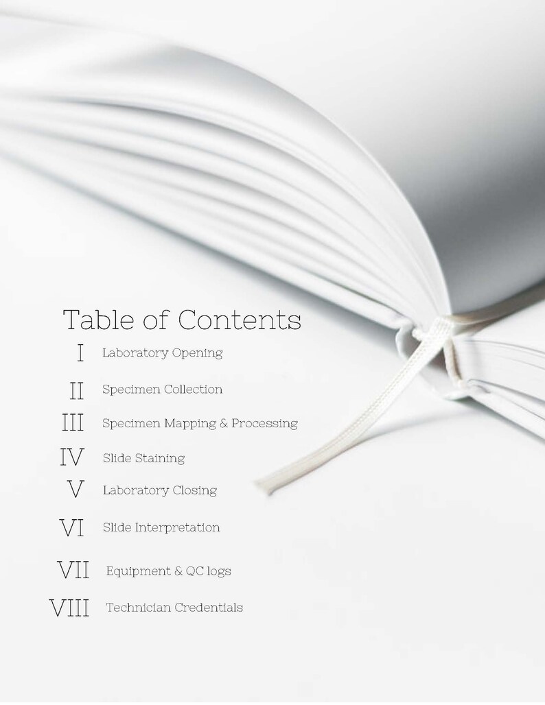 Mohs Surgery Lab Manual - Etsy