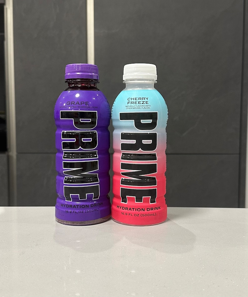Prime Hydration Cherry Freeze New Rare Flavour and Grape Discontinued ...