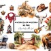 Watercolor Western Clipart - Wild West Bundle, Cowboy Set, Texas Horse ...
