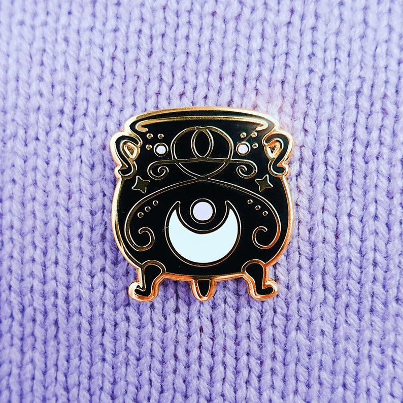 Kitchen Witch Enamel Pins - Etsy