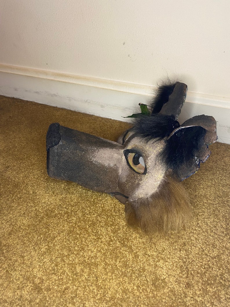 Painted Wild Dog Therian Mask - Etsy