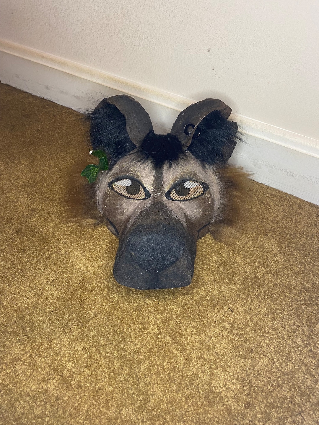 Painted Wild Dog Therian Mask - Etsy