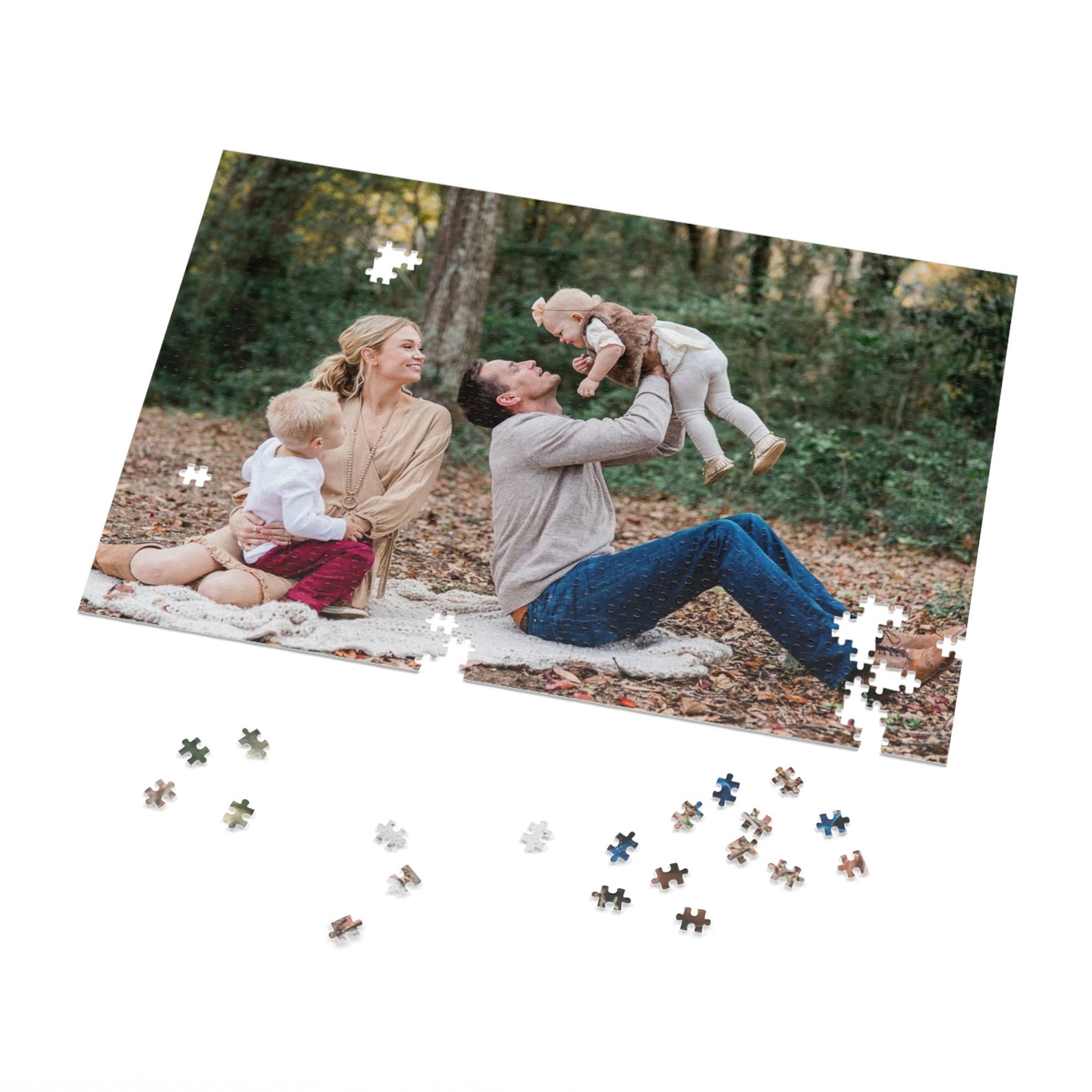 Custom Family Puzzle, Picture Perfect Puzzle, Puzzle Lover, Family Gift ...